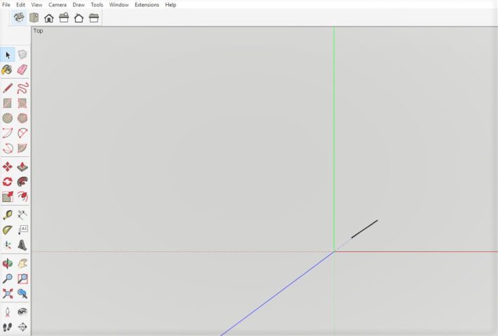 SketchUp Tutorial | LINE, RECTANGLE, DIMENSIONAL INPUT | Adebeo ...